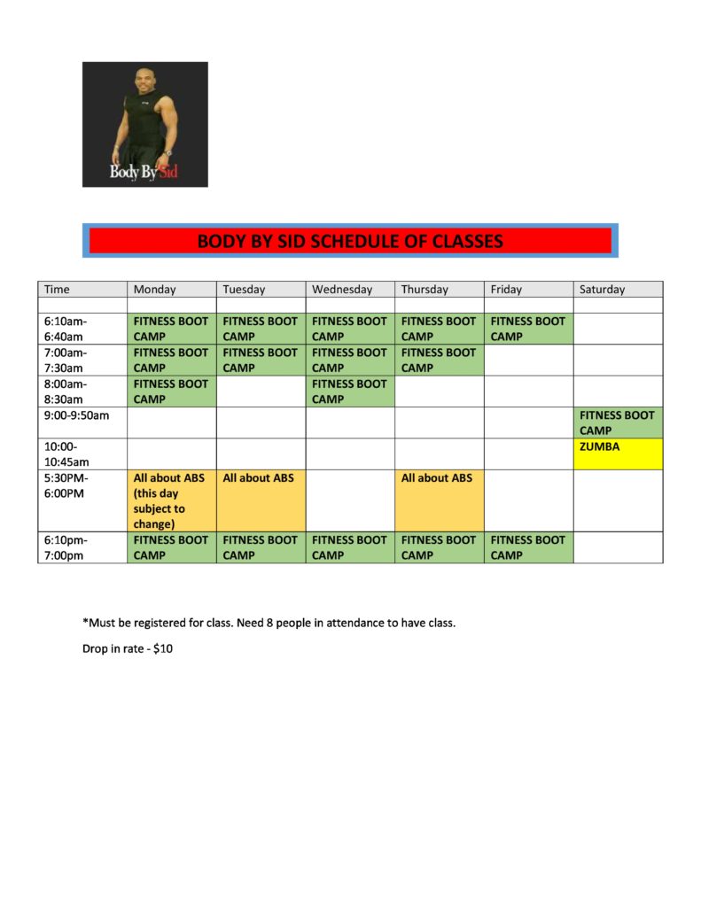 Boot Camp | Body By Sid